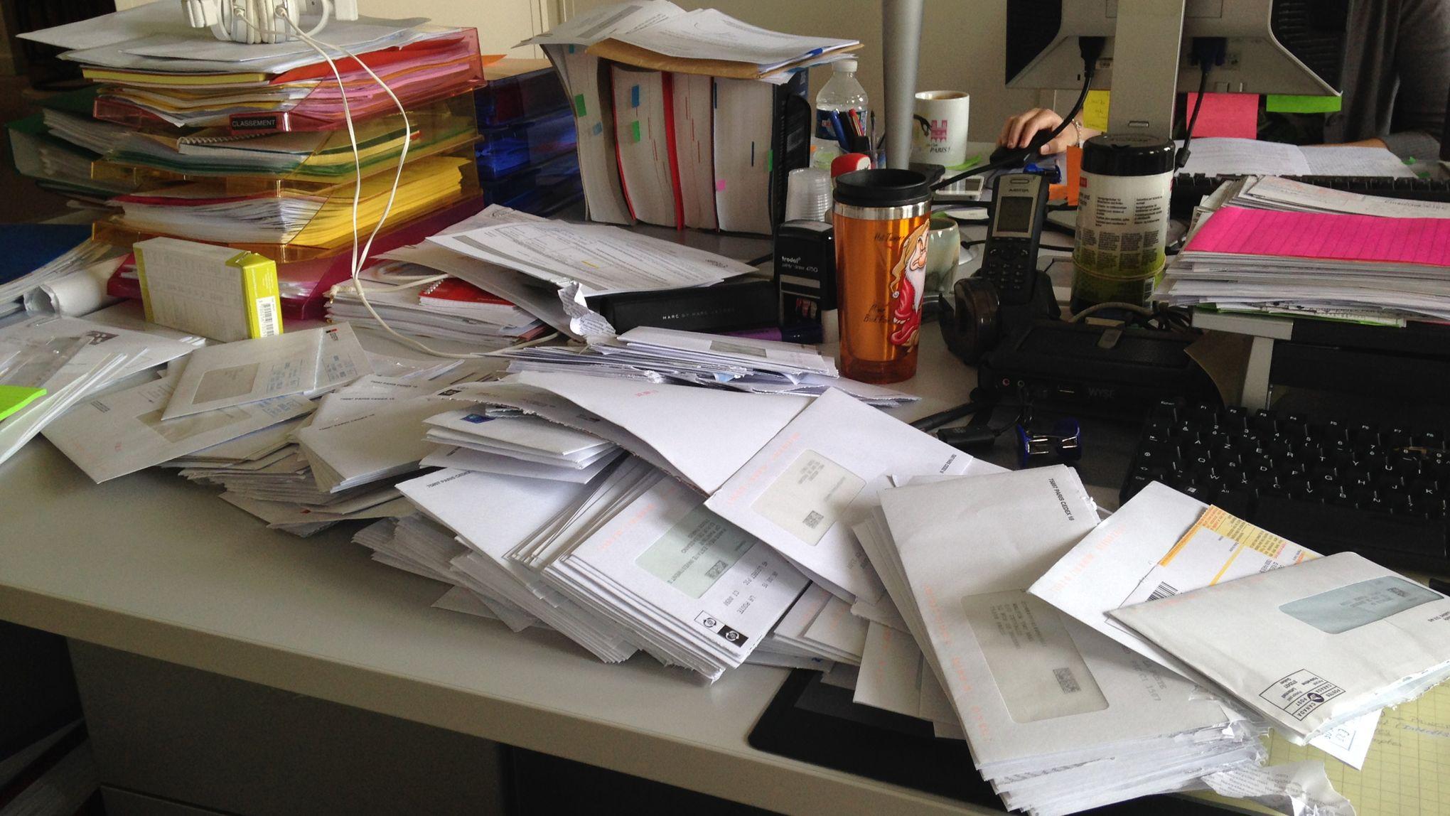 La clef de la productivité ? Avoir un bureau en désordre La clef de la productivité ? Avoir un bureau en désordre