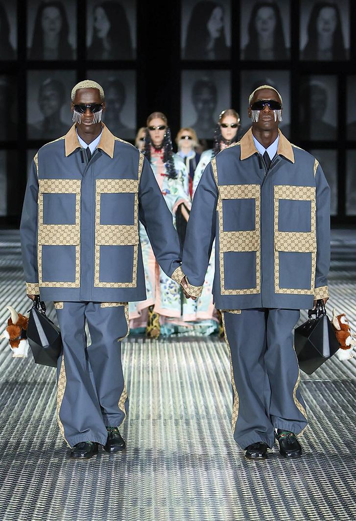 Coup double à Milan : Gucci captive la Fashion Week avec son défilé de ...