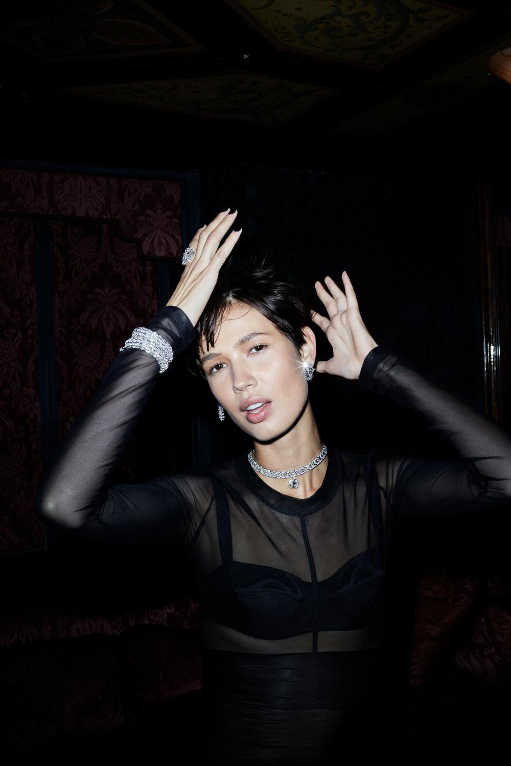 Diamants, or et platine, la haute joaillerie embrase la nuit