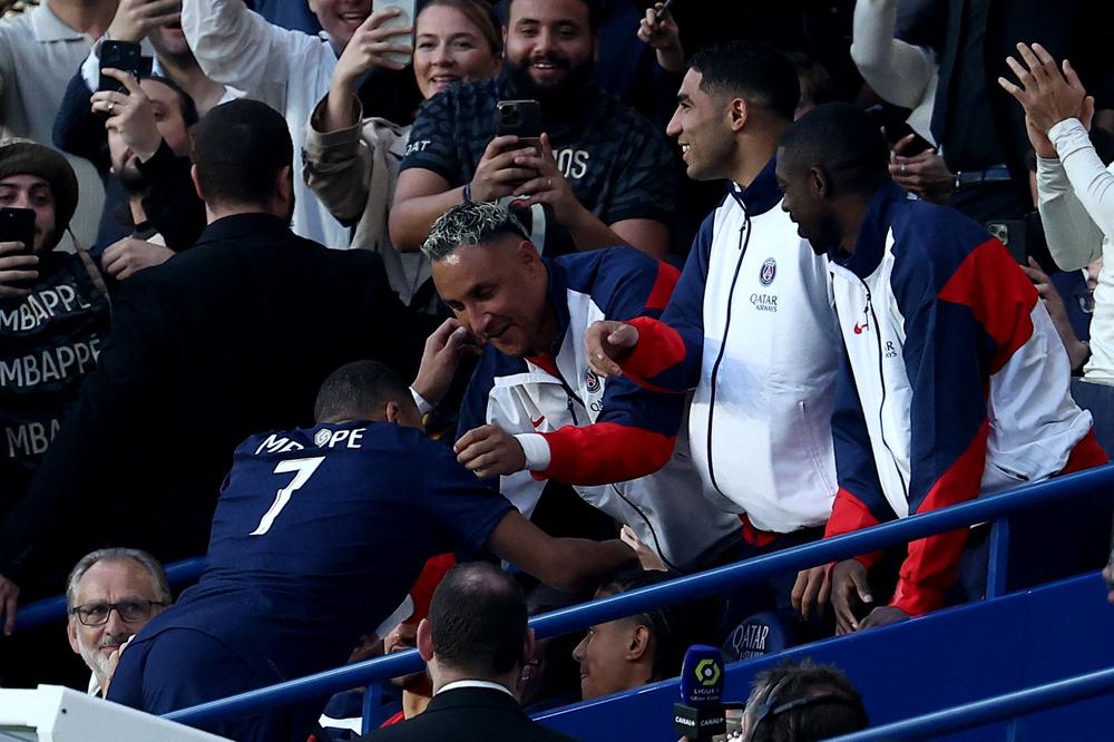 PSG : la der de Mbappé au Parc des Princes en images