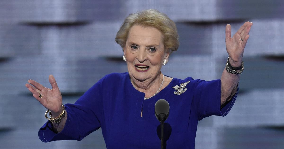 Madeleine Albright: «Je souhaite le retour d'une Amérique généreuse et ... Madeleine Albright: «Je souhaite le retour d'une Amérique généreuse et ...