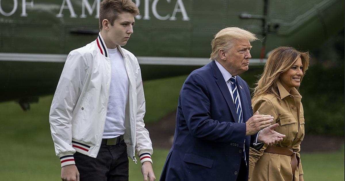 Le fils de Donald et Melania Trump a lui aussi été testé positif au ...