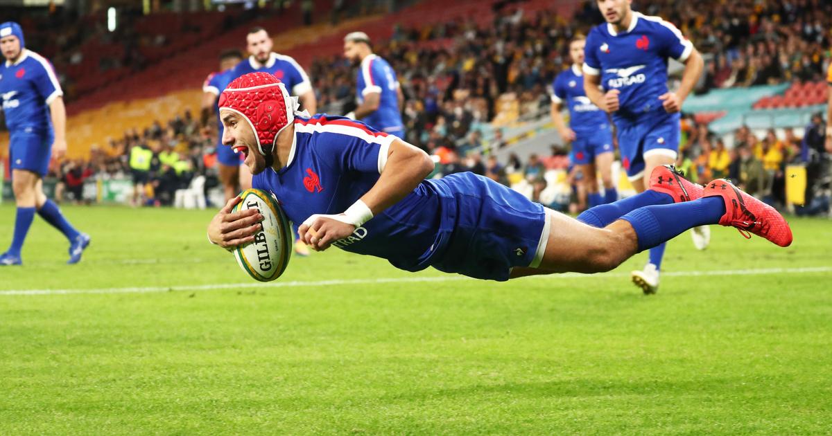 XV de France : les deux essais français face à l'Australie en vidéo
