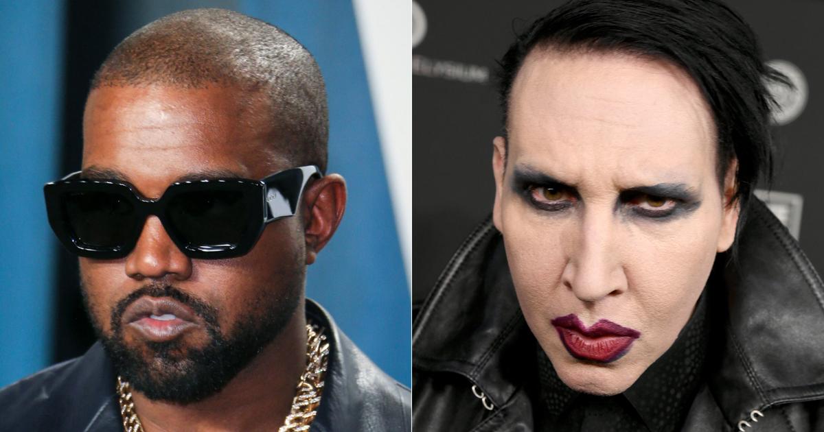 Kanye West joue la provocation en invitant Marilyn Manson sur scène