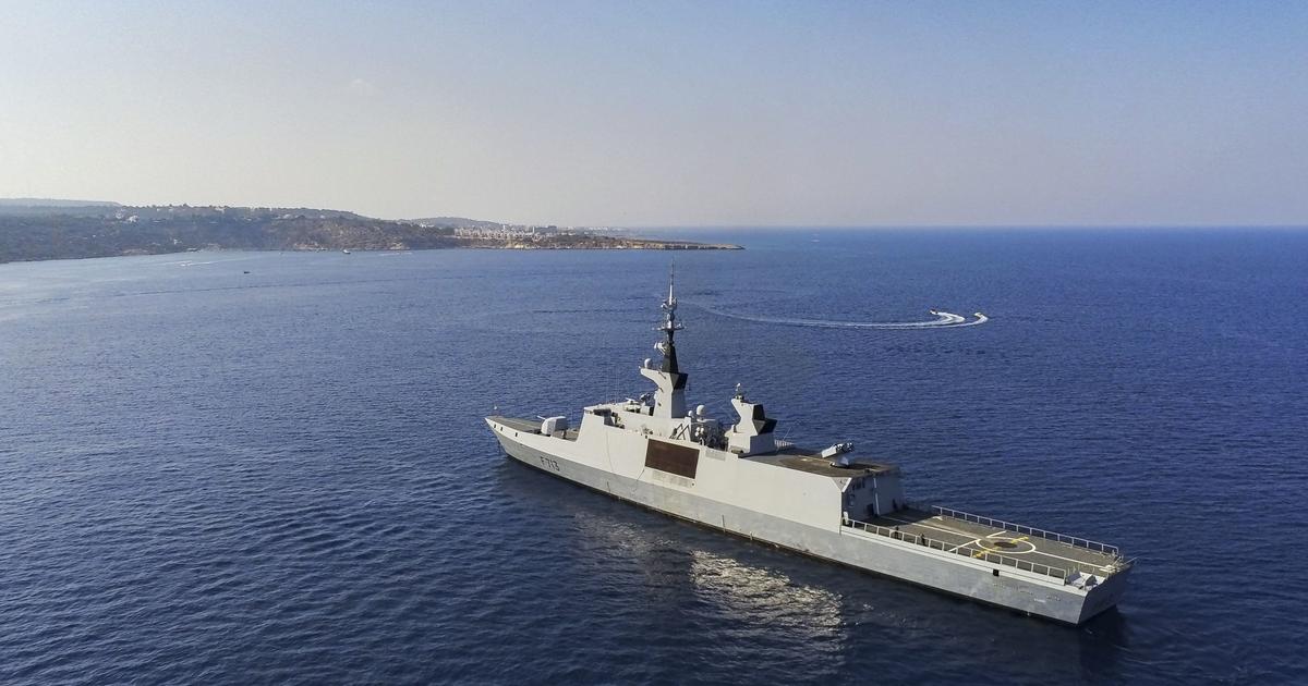 À bord de l'Aconit, des yeux et des oreilles en Méditerranée orientale