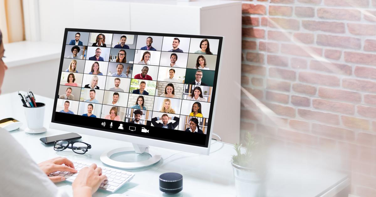 L'avantage des réunions virtuelles est qu'elles démarrent à l'heure