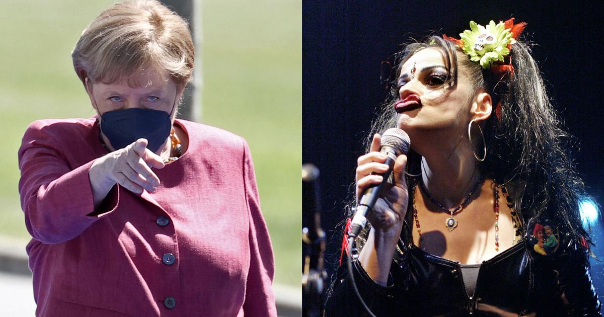 Angela Merkel convoque le punk et la RDA des années 1980 pour ses ...