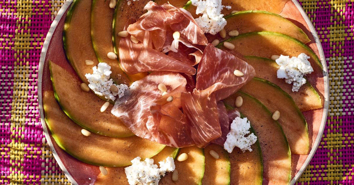 Carpaccio melon parme