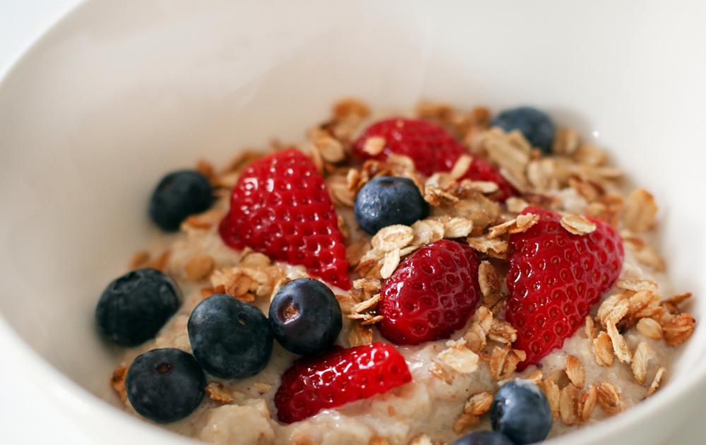 Bircher soja aux fruits rouges