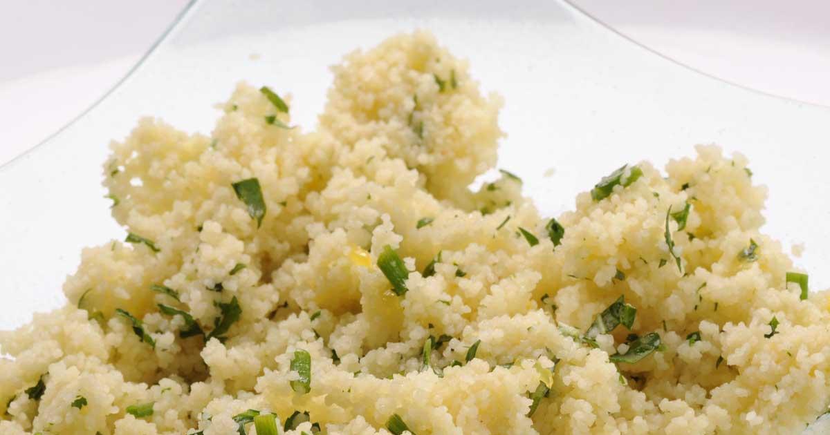 Semoule express aux herbes fraîches