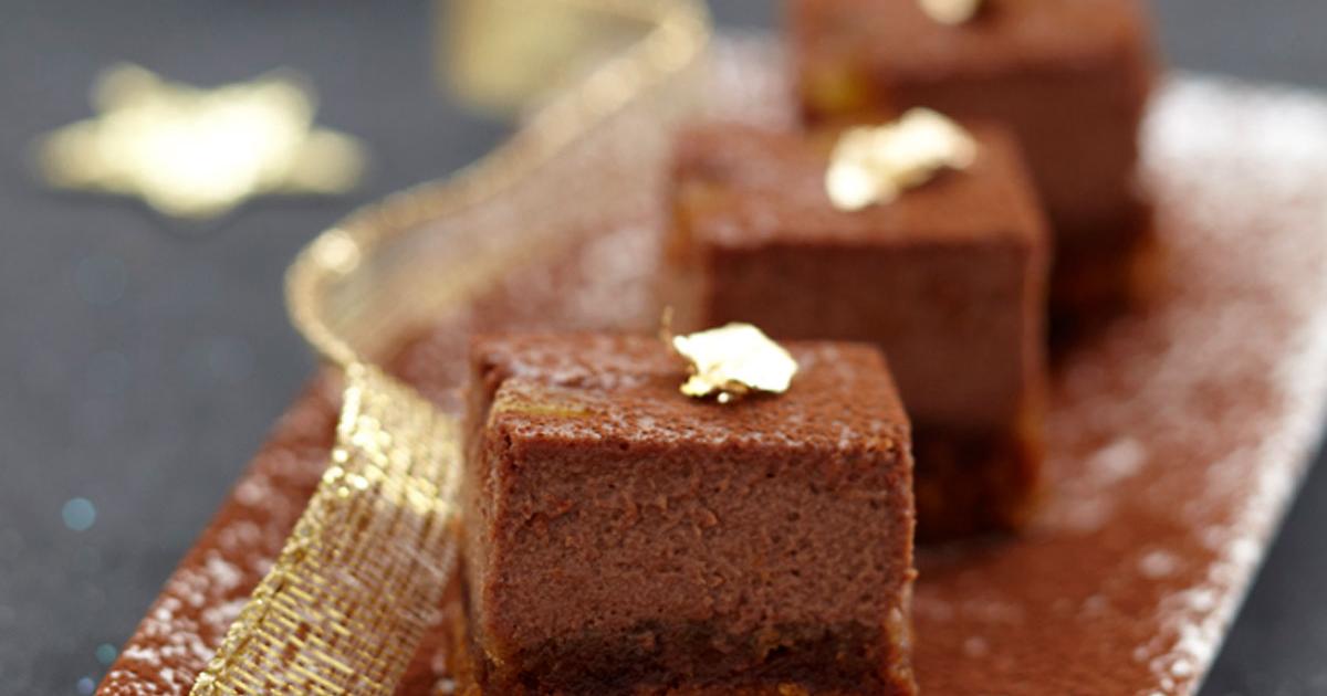 Cheesecake au chocolat et à l'orange confite