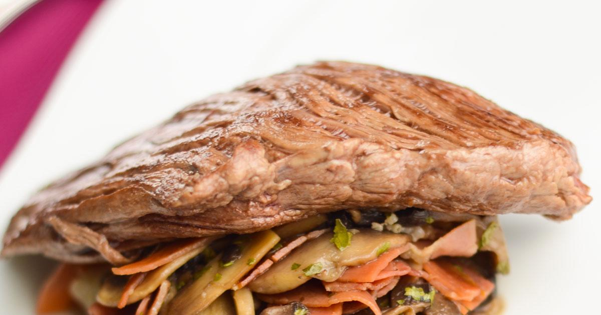 Steaks vesuvio
