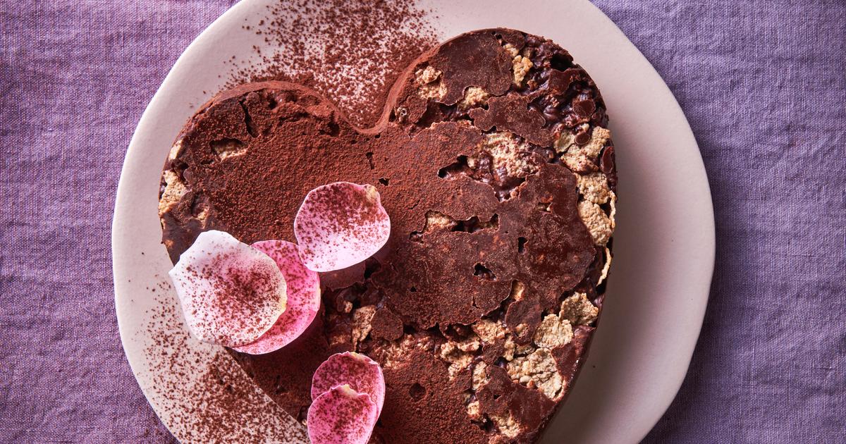 Gâteau au chocolat et corn flakes