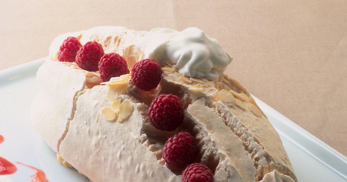 Meringue aux fruits rouges