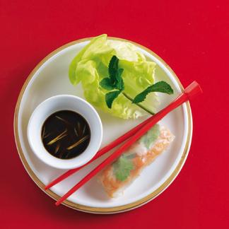 Spring roll aux crevettes