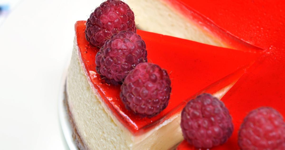 Cheesecake aux framboises