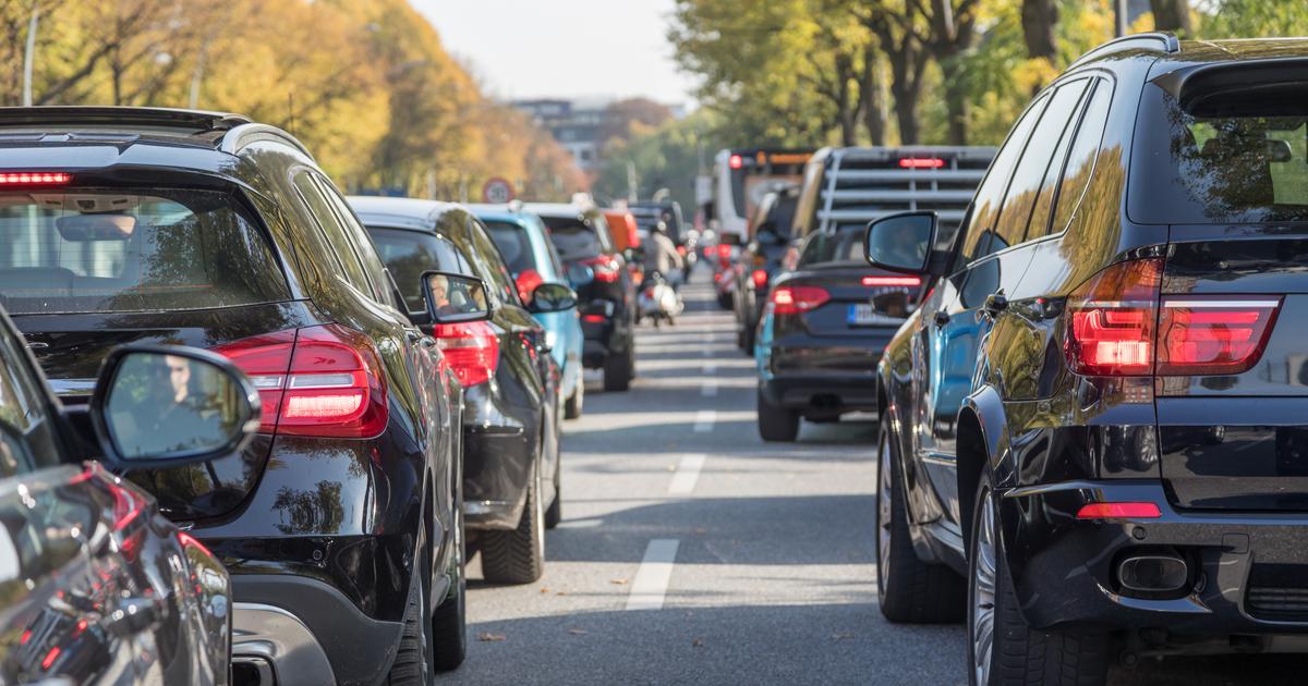 Trafic routier : plus de 934 km de bouchons en fin de journée