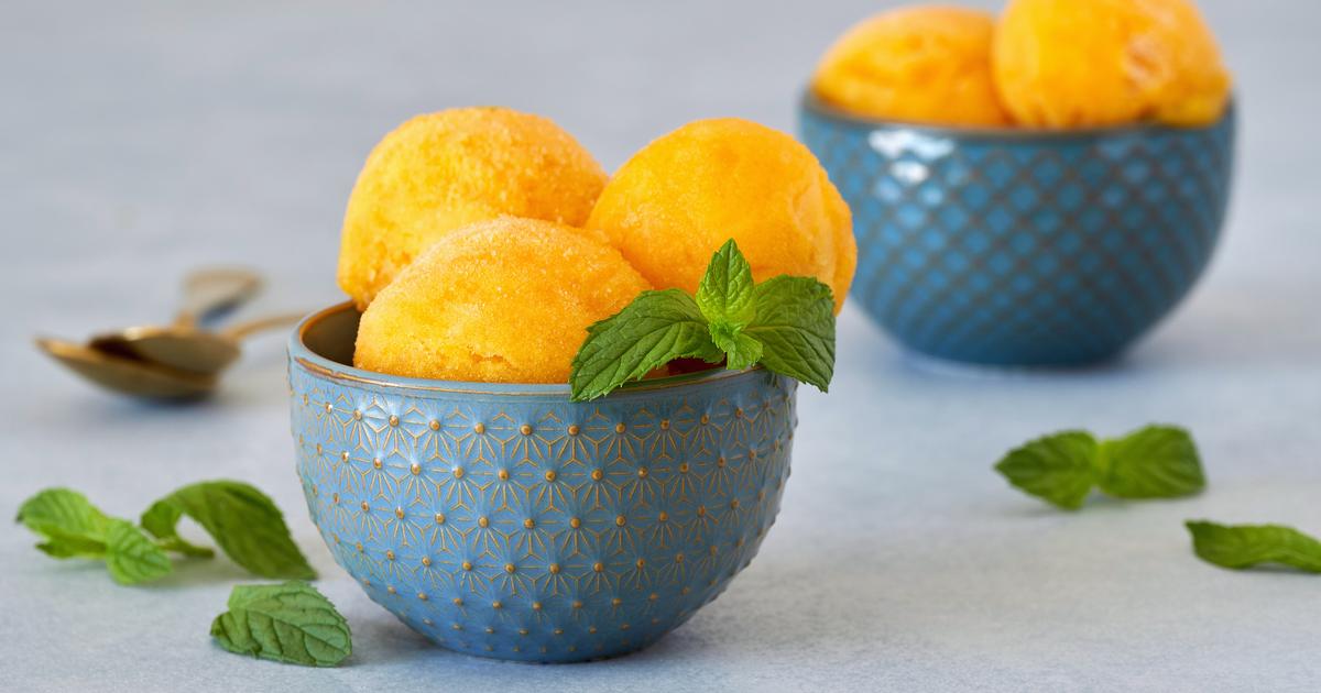Sorbet à la mangue
