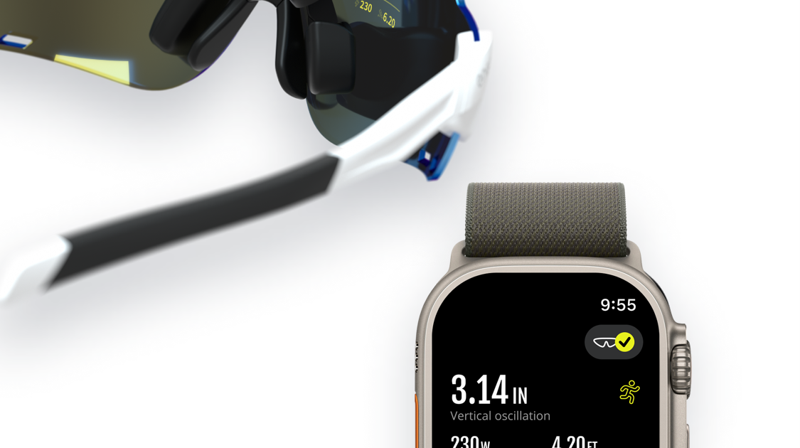 The first augmented reality glasses compatible with the Apple Watch are ...