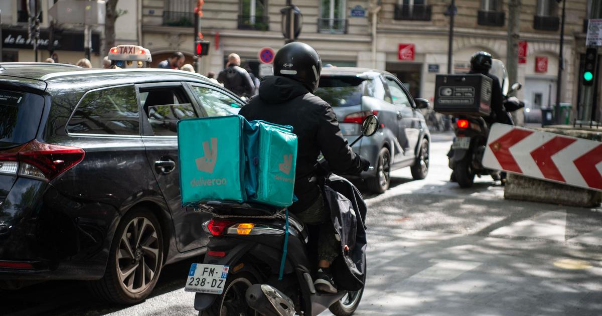 Une centaine de livreurs de repas à domicile manifestent à Paris