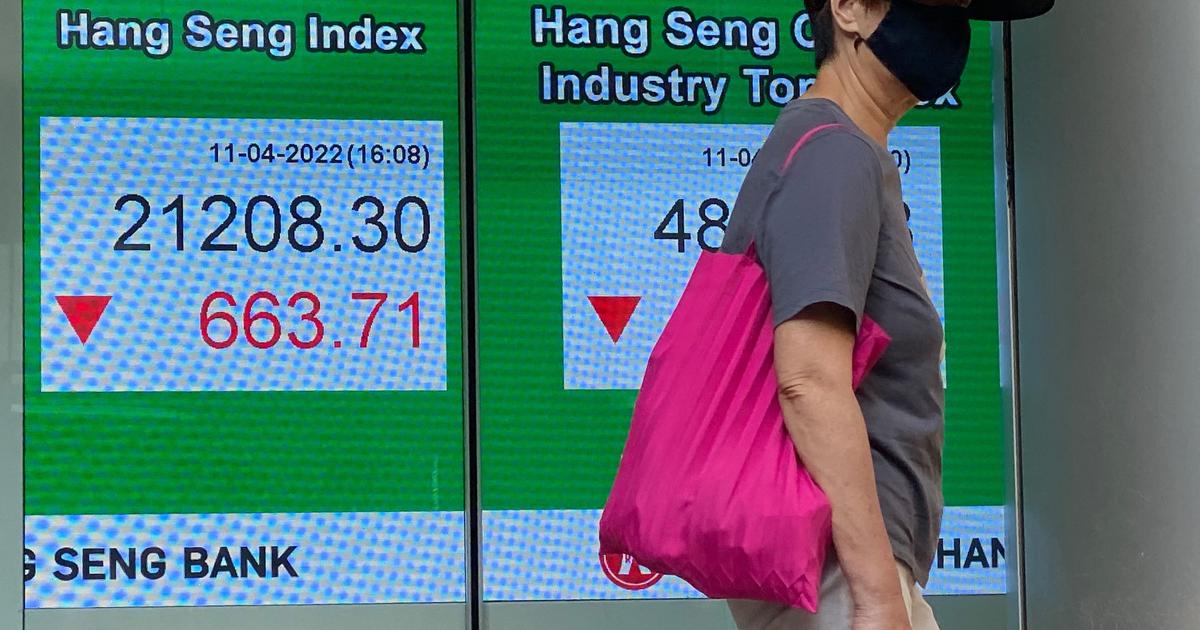 La Bourse de Hong Kong chute de plus de 3% en cours de séance