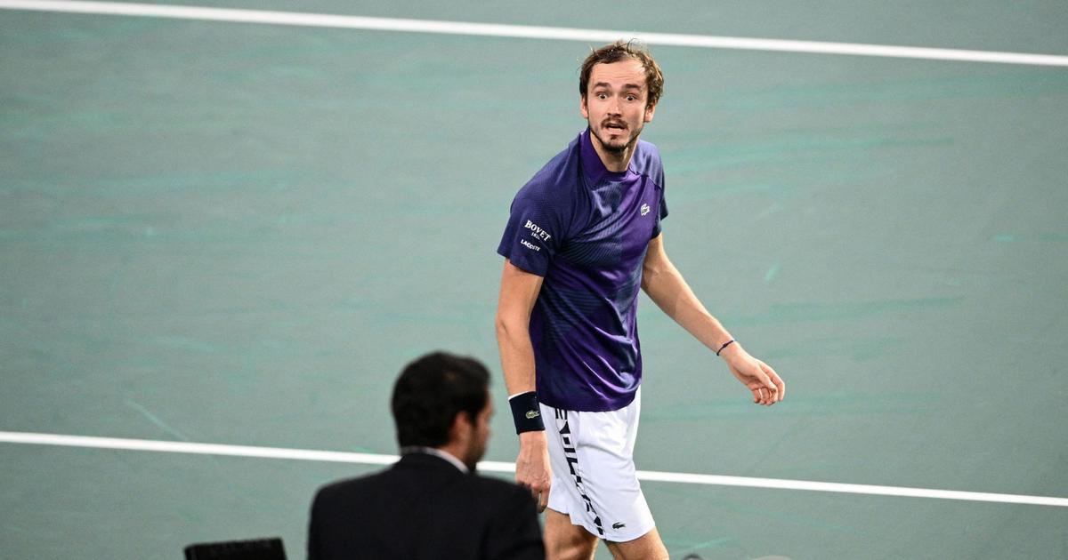 Rolex Paris Masters : Medvedev sorti d'entrée brise sa raquette de rage ...