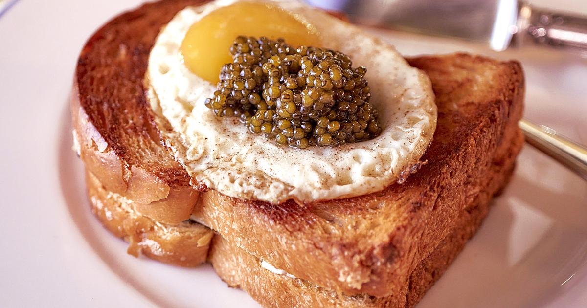 Croque-Madame au caviar