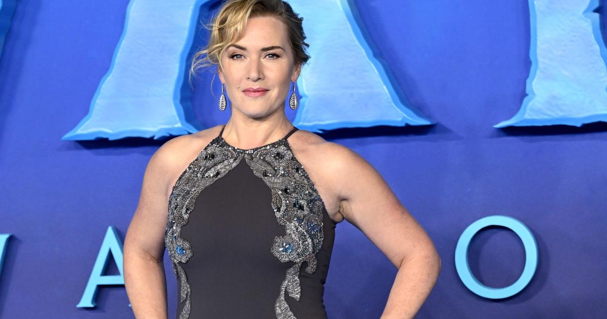 À Londres, Kate Winslet foule le tapis rouge d'Avatar 2 dans une robe ...
