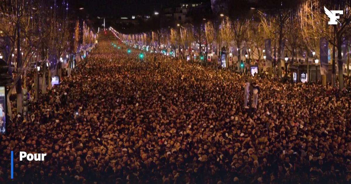 Nouvel An Un Million De Personnes Sur Les Champs Élysées Pour Fêter