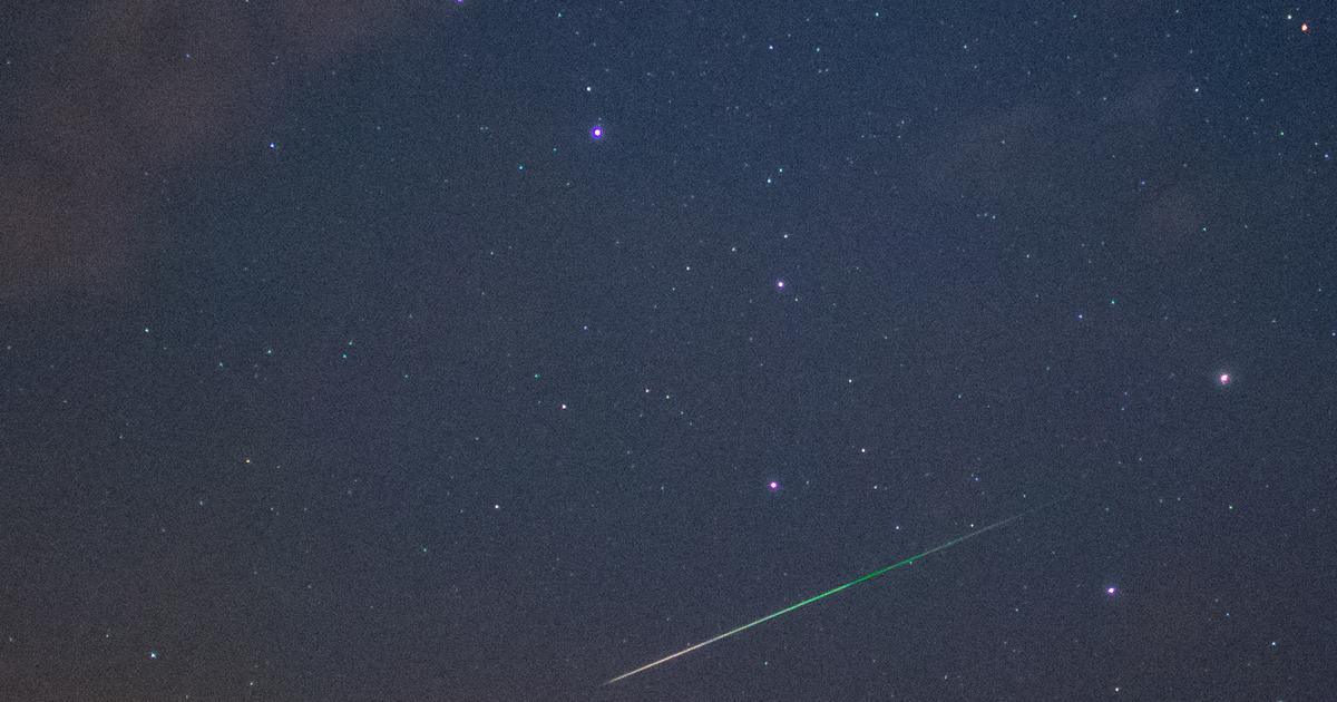 Une impressionnante étoile filante aperçue dans le ciel français cette nuit