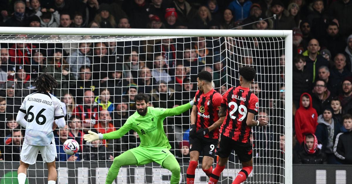 Premier League : coup d'arrêt sur la pelouse de Bournemouth pour Liverpool Premier League : coup d'arrêt sur la pelouse de Bournemouth pour Liverpool