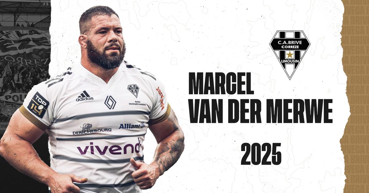 Top 14 : Marcel Van der Merwe prolonge avec Brive jusqu'en 2025