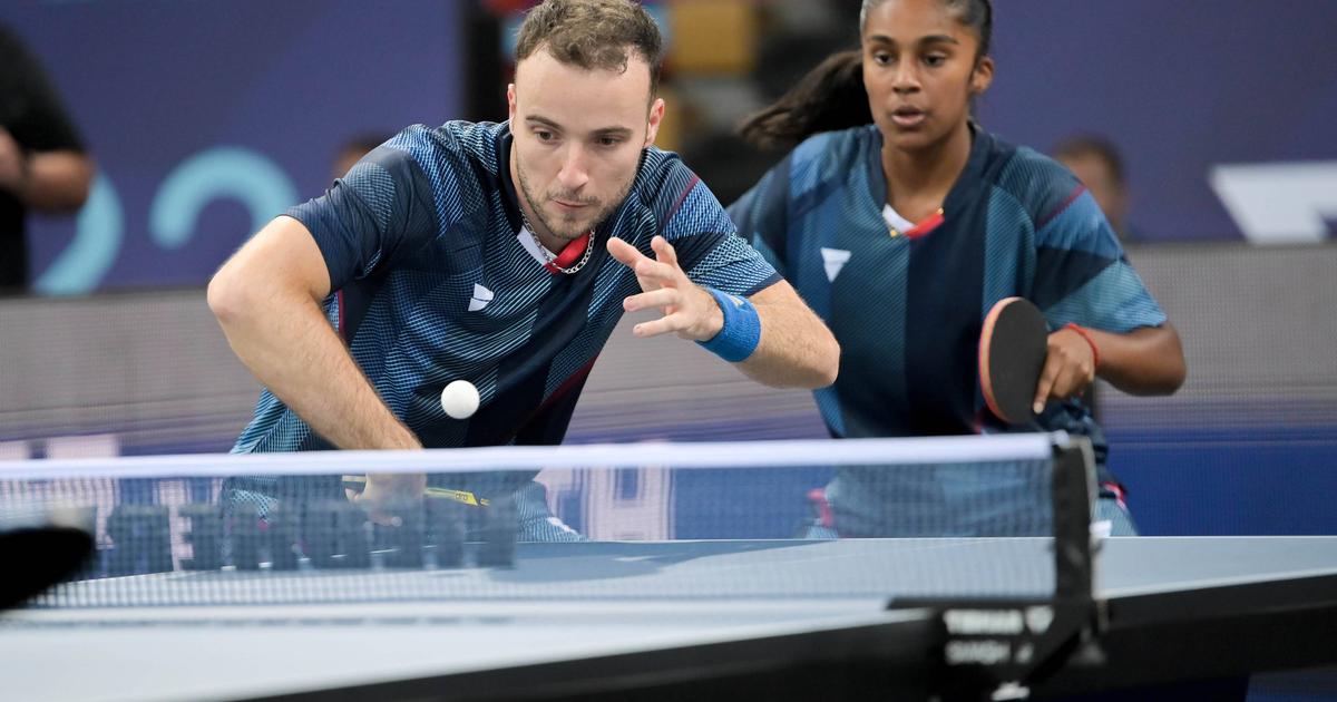 Tennis De Table La Derni re Paire Fran aise En Double Mixte limin e