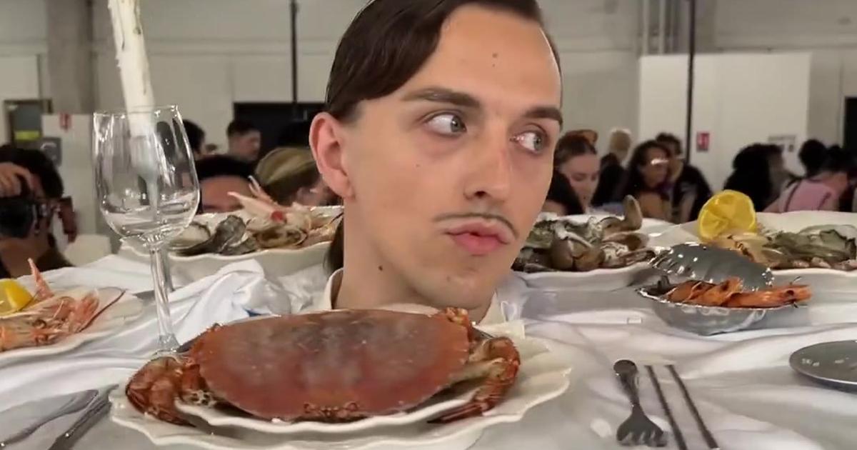 Headlining a seafood restaurant table, rapper Tommy Cash's crazy ...