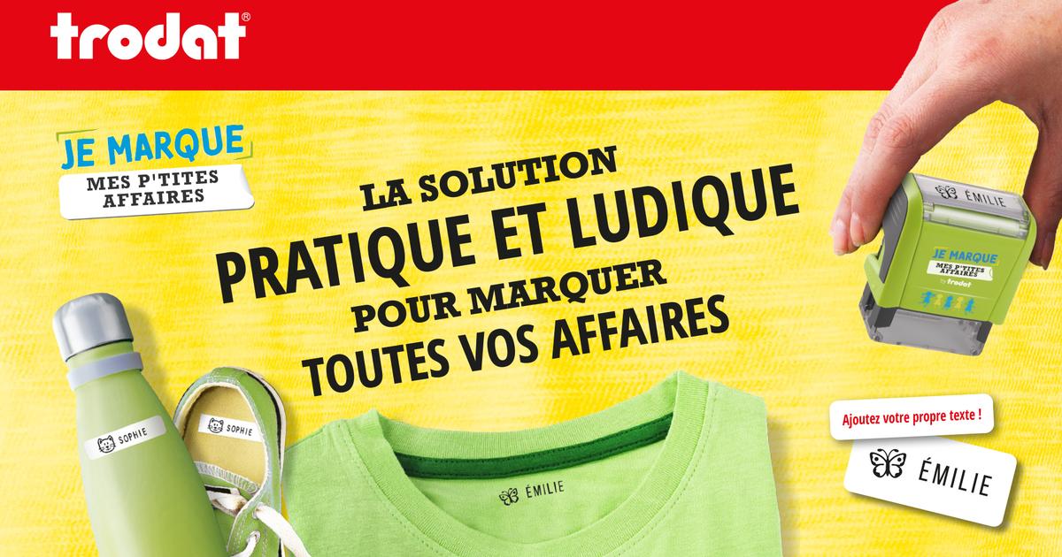 Trodat crée le premier tampon encreur ludique & malin pour marquer les ...