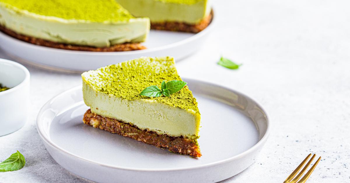 Cheesecake au thé vert Matcha