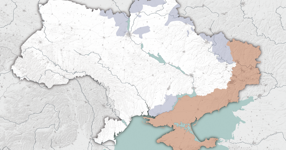L'invasion russe de l'Ukraine en cartes