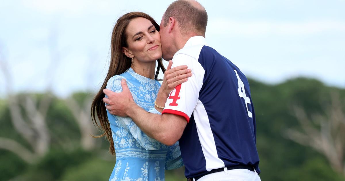 Le rare baiser de Kate et William lors d’un match de polo, le même que ...