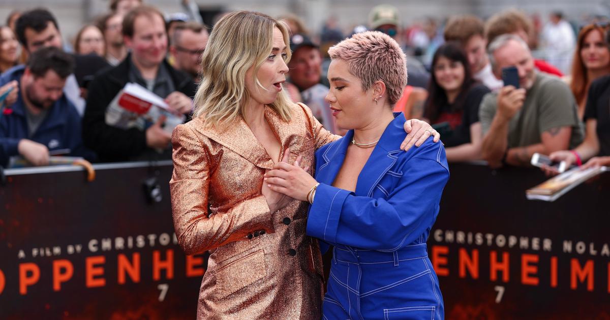 En vidéo : quand soudain, le bouton de la veste d’Emily Blunt saute en ...