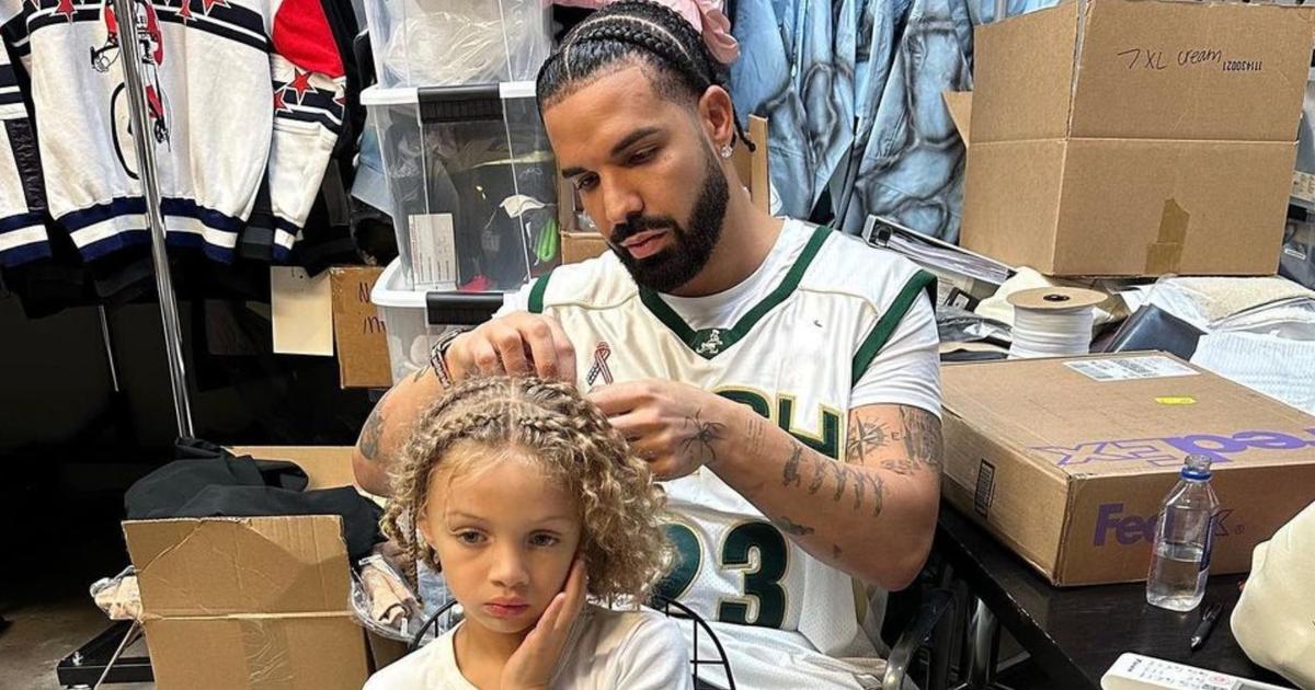 Coiffé comme papa : en photos, Drake fait des tresses à son fils de 5 ...