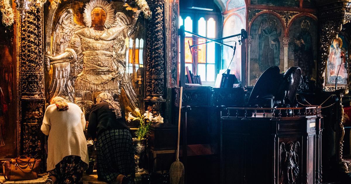 Sur l'île de Symi, l'envol de Saint-Michel