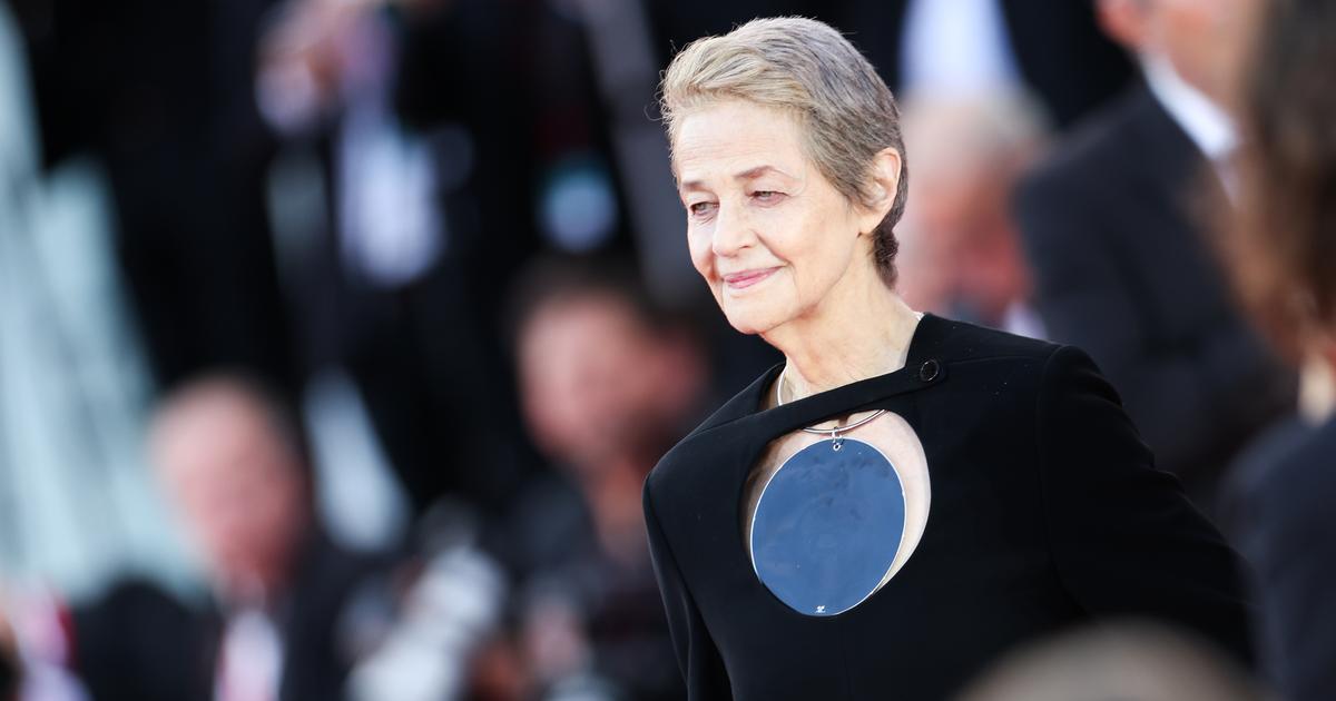 En robe graphique, Charlotte Rampling éblouit le tapis rouge de la ...