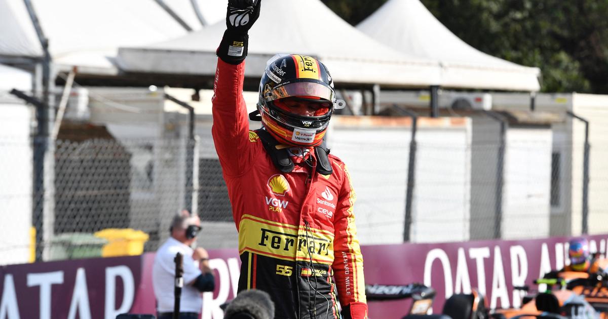 Formule 1 : auteur de la pole position, Carlos Sainz fait rugir de ...