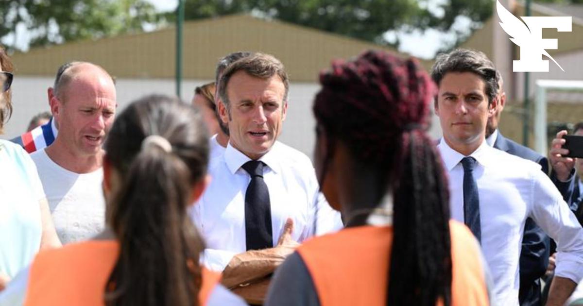 Emmanuel Macron estime qu’«il ne peut pas y avoir de drapeau russe aux JO 2024» à Paris