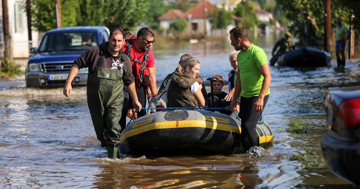 Inondations meurtrières en Grèce : 10 morts, l'opération de sauvetage ... Inondations meurtrières en Grèce : 10 morts, l'opération de sauvetage ...