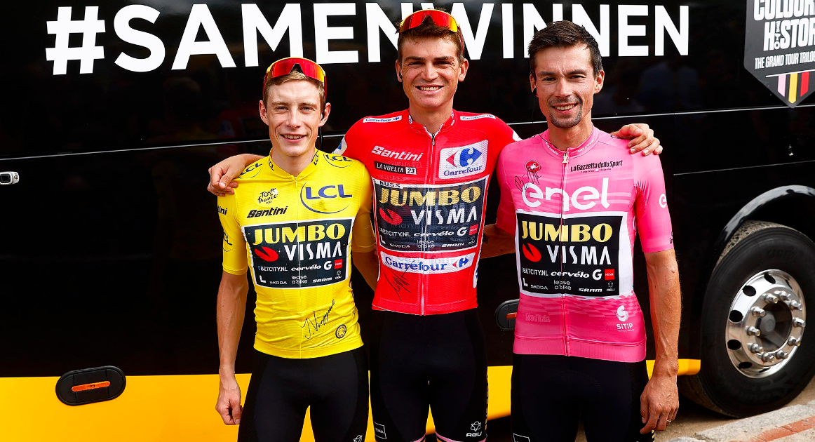 Cyclisme : rose, jaune et rouge, Jumbo-Visma expose les couleurs d’un ...