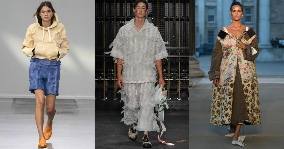 Vêtements en pâte à modeler et Crocs à cristaux : à Londres, créativité ...