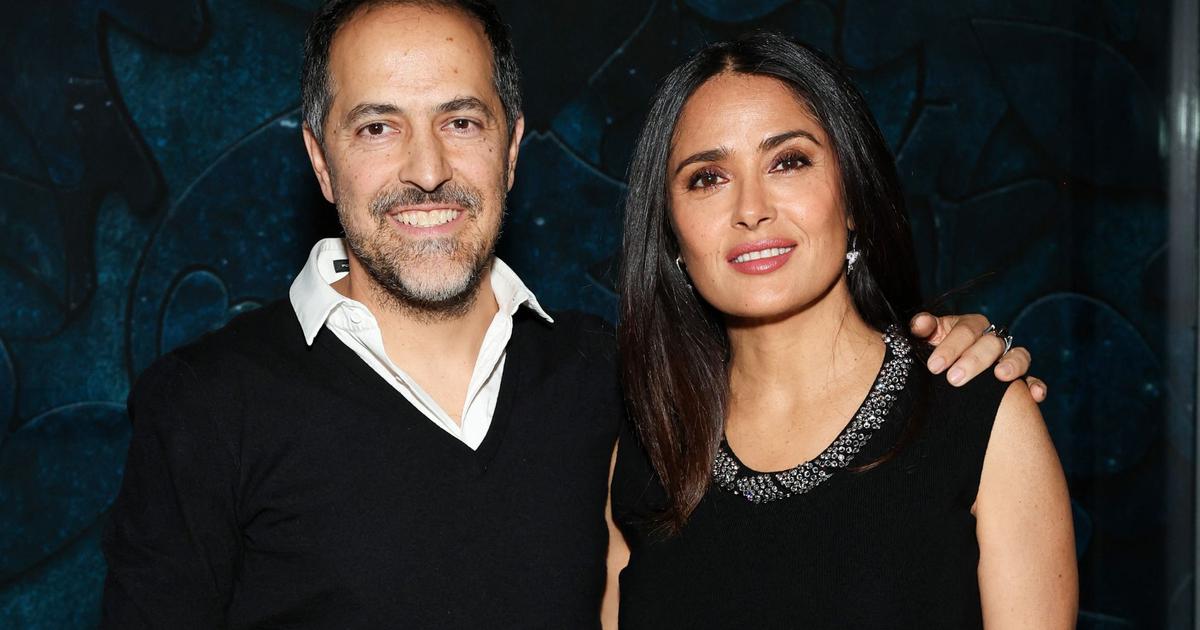 Salma Hayek was photographed with her little-known brother Sami in Los ...