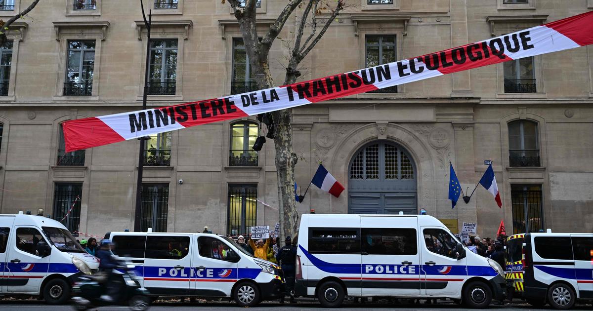 Écologie : des ONG mènent une action coup de poing devant des ...