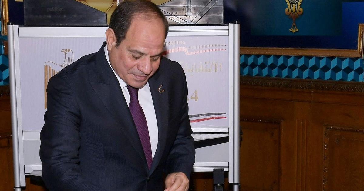 Égypte : le président Sissi remporte l'élection présidentielle